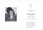 Ragg Katharina 1896 09 10 - 1982 10 24 | ORTSCHRONIK SCHARNITZ
